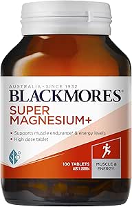 Blackmores Super Magnesium Plus (100 Capsules) : Amazon.com.au: Health ...