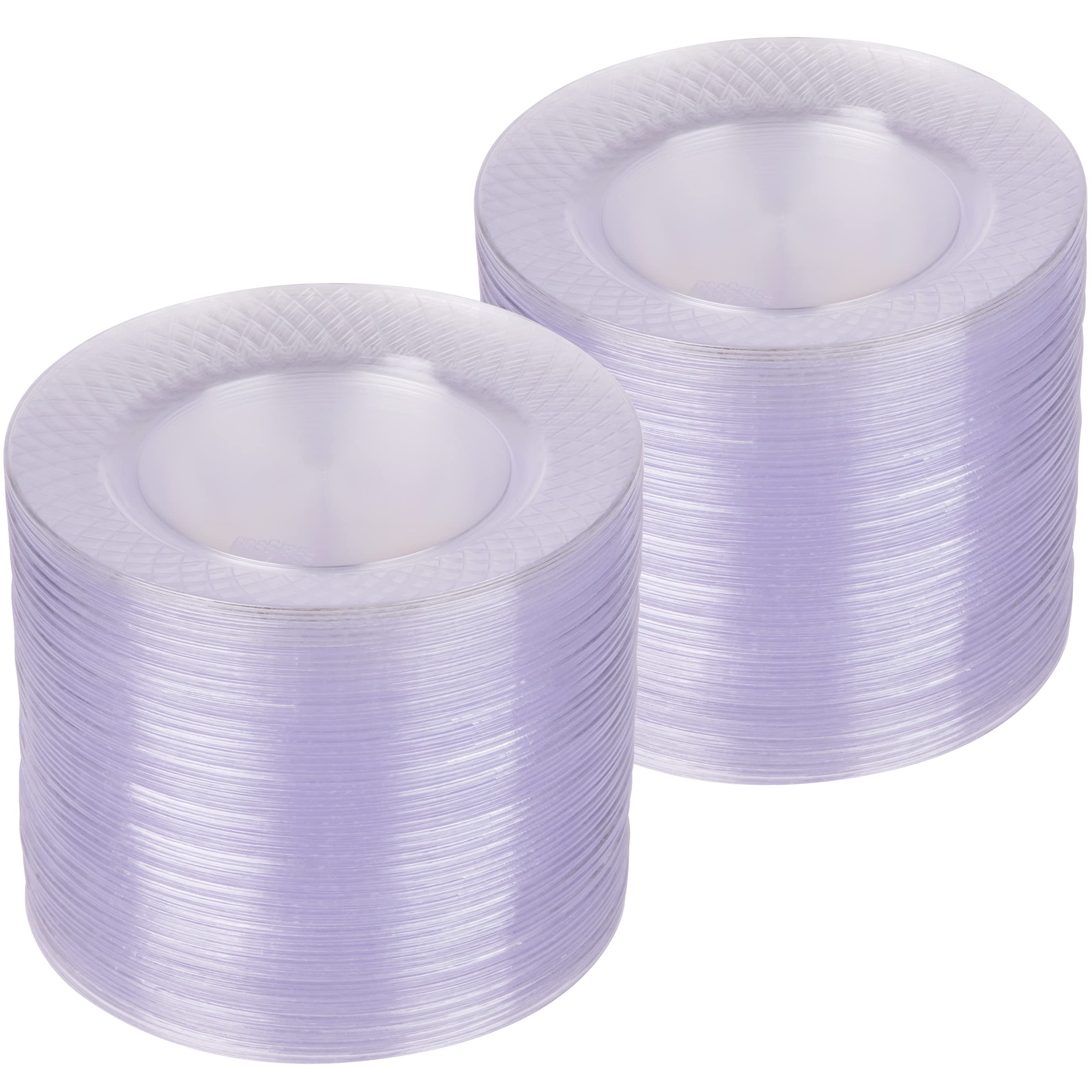 Prestee 200 Clear Dessert Plates - Disposable Heavy Duty, 6.25 Inch ...