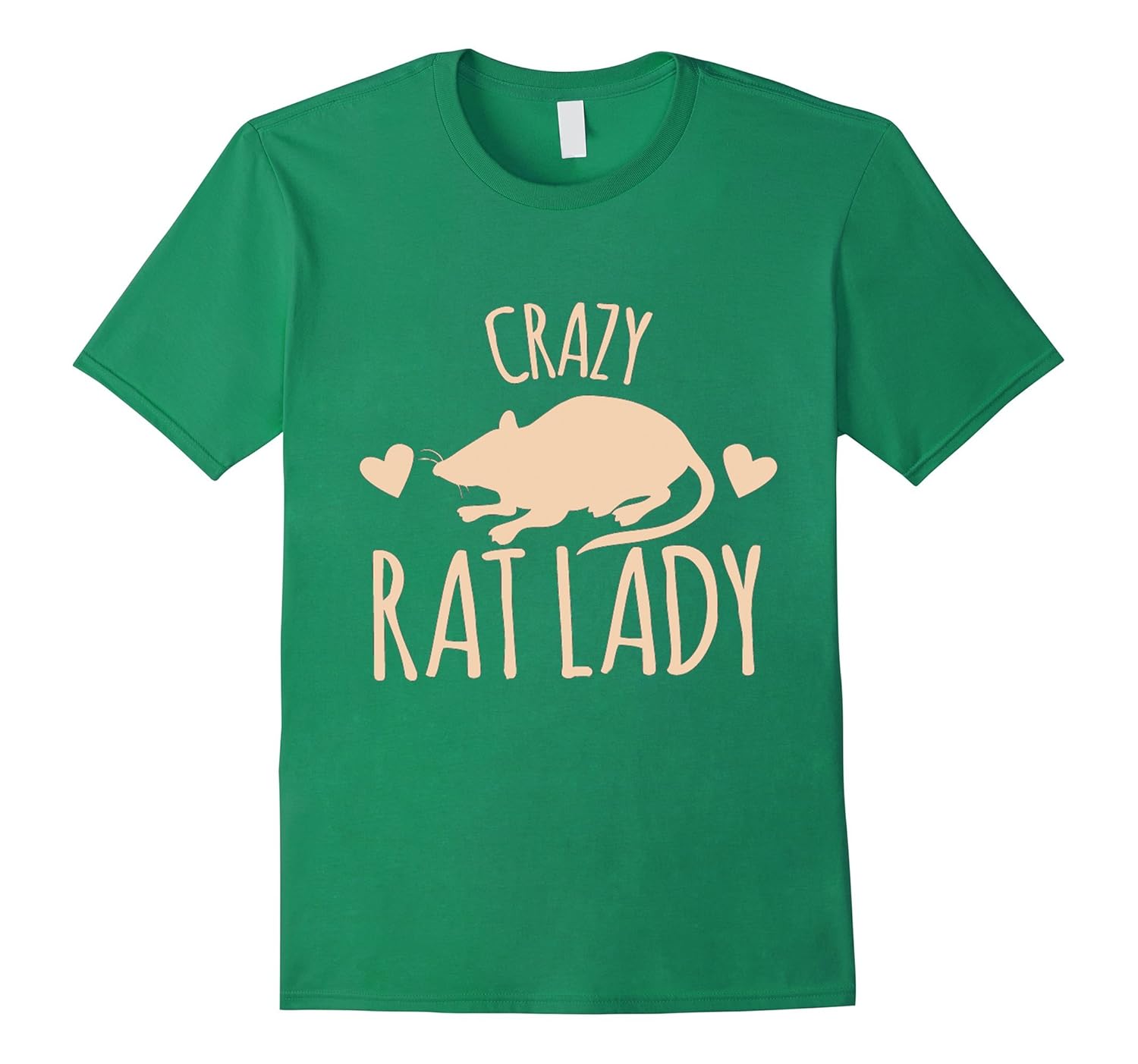 Crazy Rat Lady in cream colour T-Shirt-TH – TEEHELEN