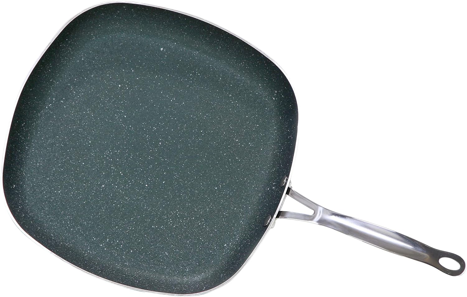 Amazon.com: OrGREENiC Diamond Granite 12 Inch Square Pan Cookware with ...
