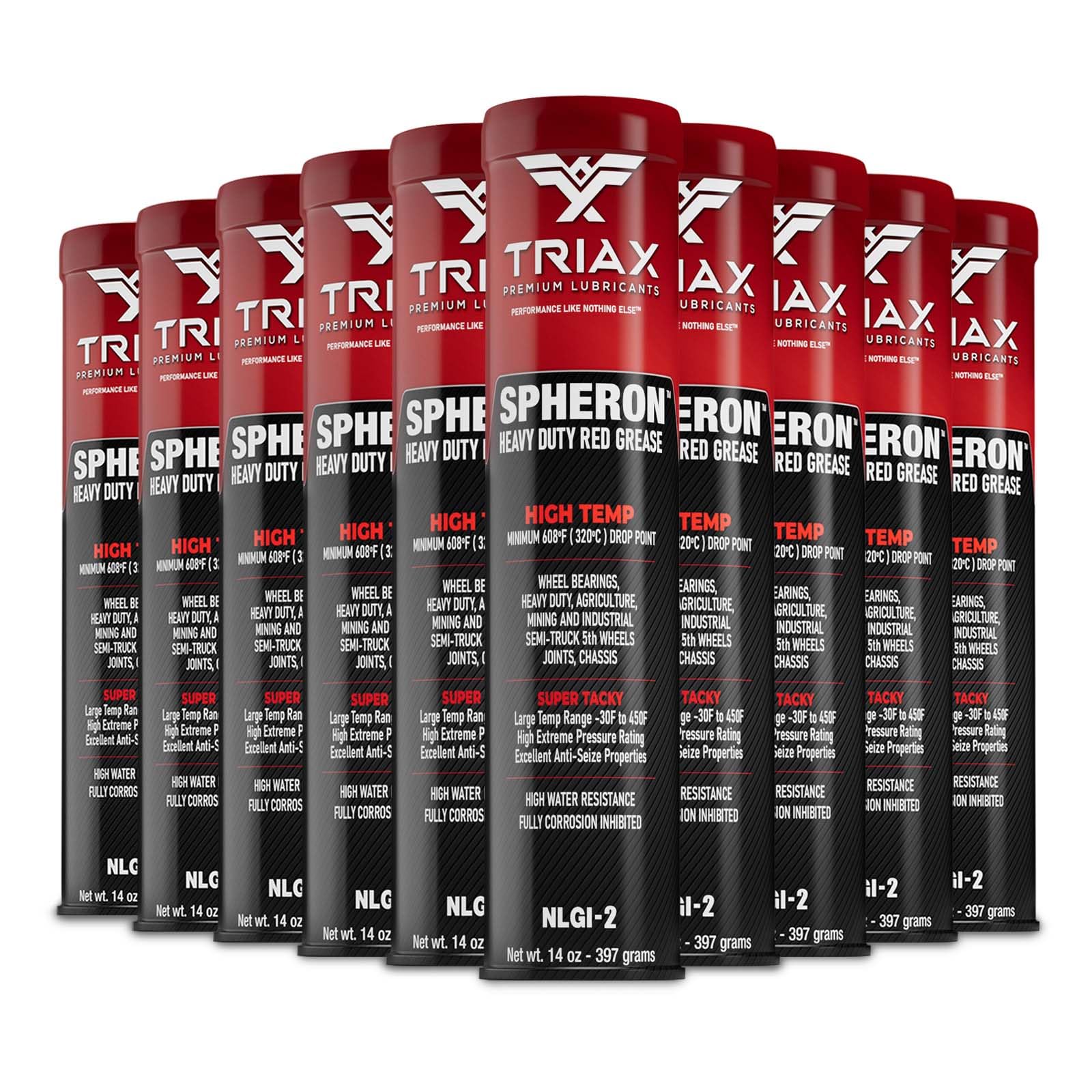 TRIAX Spheron (NLGI-2) Lithium Complex High Temp Grease: Super Heavy ...