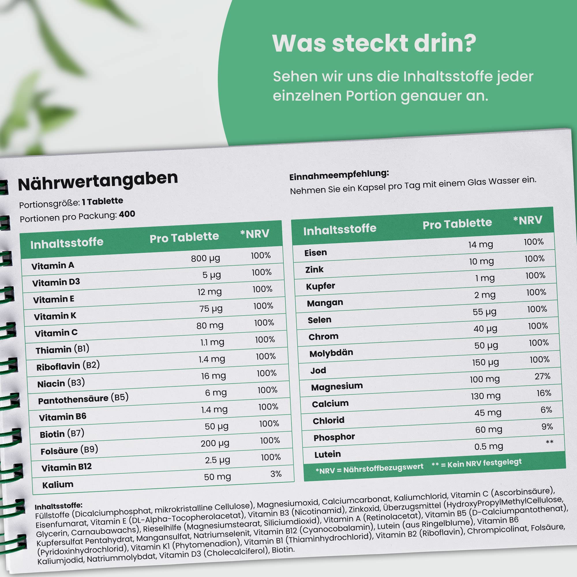 Mua Multivitamin Tablets High Dose - 400 Mulivitamin Tablets, 27 ...