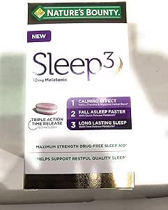 Amazon.com: Nature’s Bounty Sleep 3-120 Tablets: Health & Personal Care