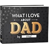 Amazon.com : LOVEVIBE What I Love about Dad Book - Father's day Gifts ...