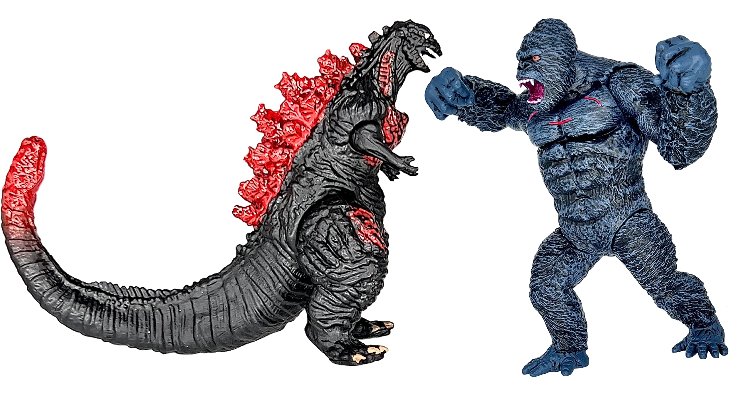 Mua Exclusive 10-Piece Godzilla vs Kong Action Figure Set with Movable Joints and Cake Toppers ...