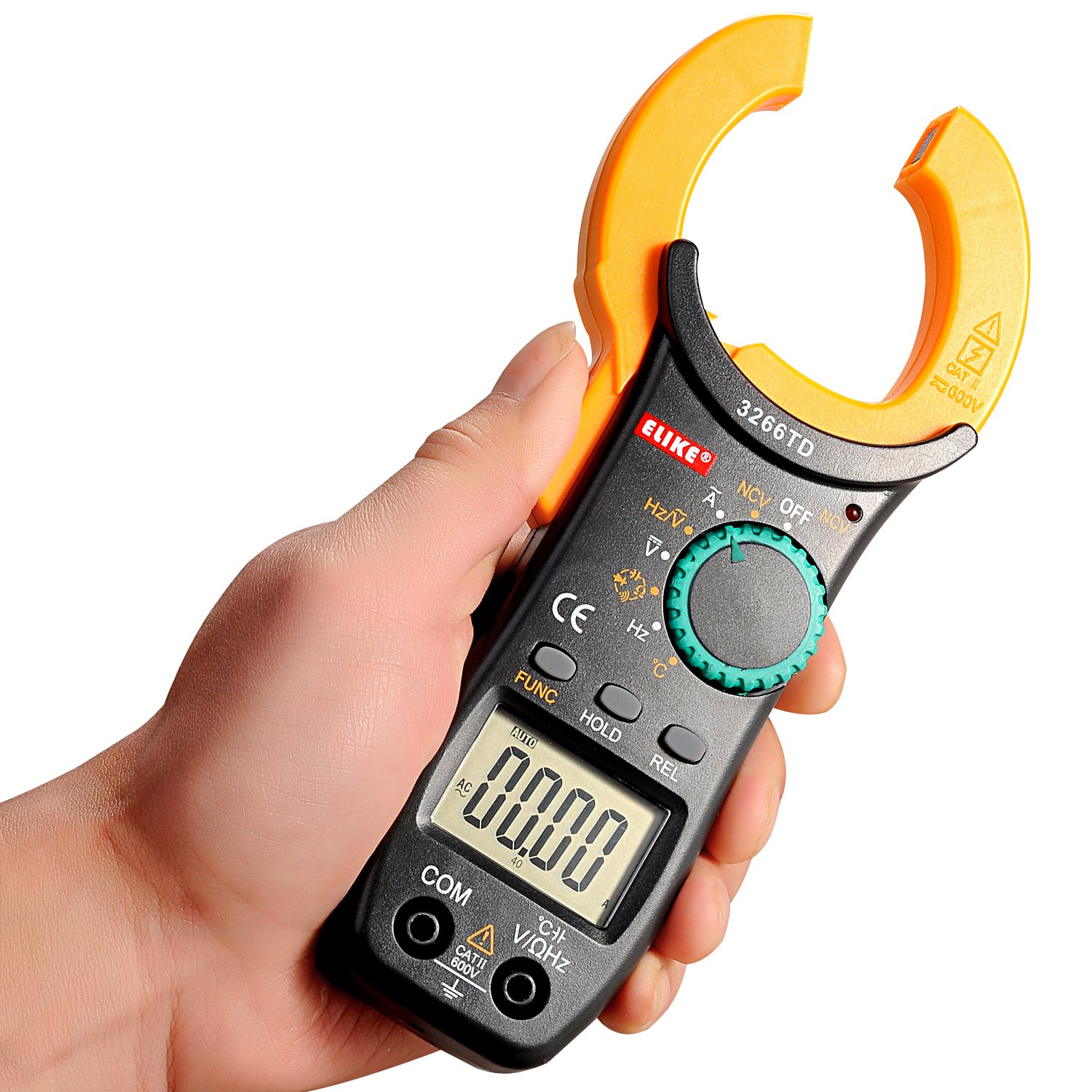 Mua ELIKE True RMS, NCV, AC/DC Digital Multimeter Amplifier Volt Clamp ...
