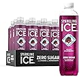 Amazon.com: Sparkling Ice, Grape Raspberry Sparkling Water, Zero Sugar Flavored Water, with ...