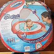SwimWays Baby Spring Float Sun Canopy, Swimming Floatation Devices ...