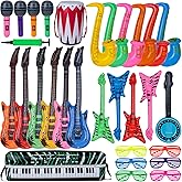 Amazon.com: FUTUREPLUSX 18PCS Inflatable Rock Star Toy Set, Inflatable ...
