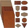 Amazon.com: Yeyeplum 10 Pcs Laserable Leatherette Sheets 12.6 x 10.2 Inch Rustic Laser Leather ...