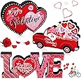 Amazon.com: 3 Pieces Valentine's Day Table Sign Decoration Valentines ...