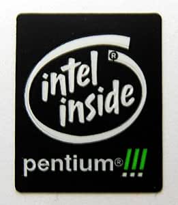 Amazon.com: Original Intel Pentium 3 Sticker 16 x 19mm [20]: Computers ...