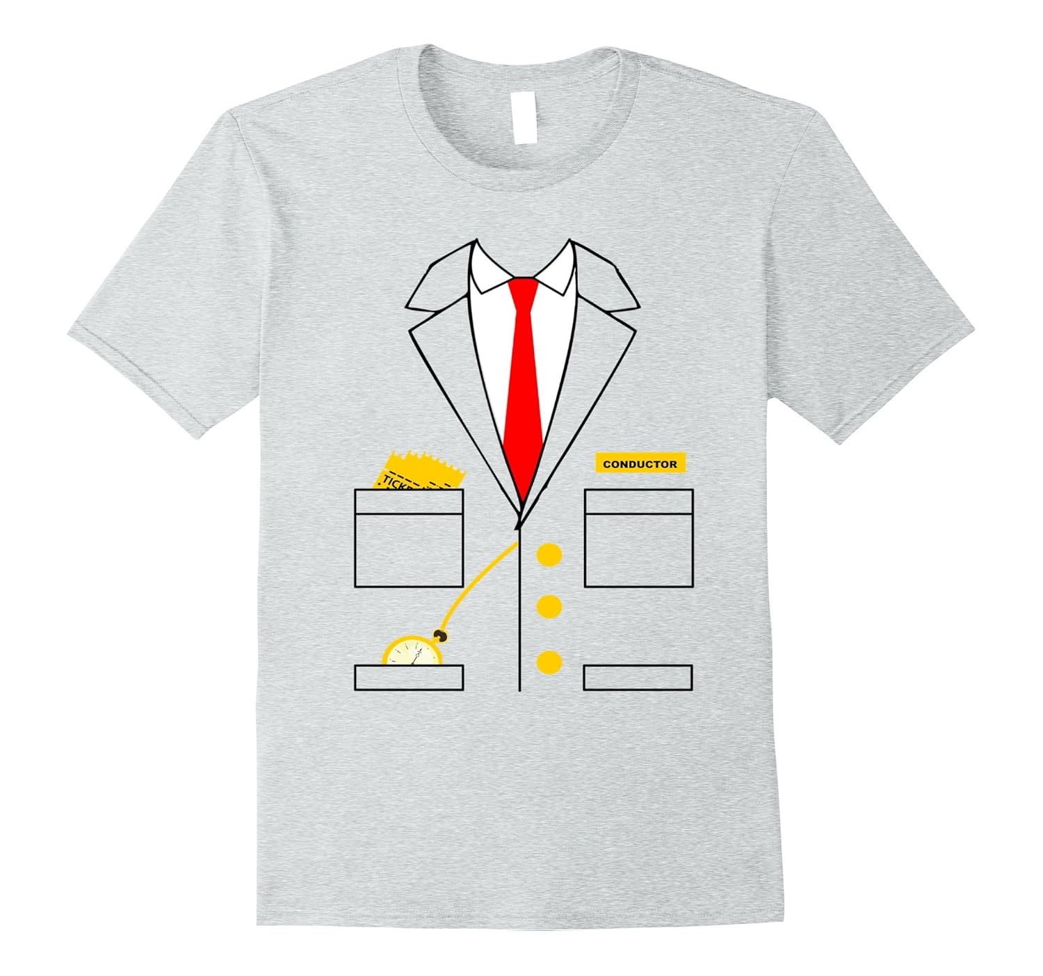 Train Conductor Costume T Shirt for Adult or Kids-PL – theteejob