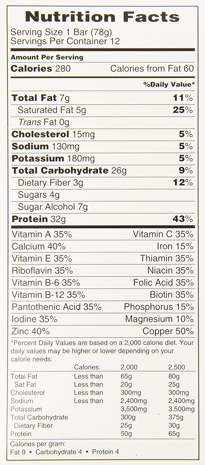 Balance Protein Bar Nutrition Facts – Besto Blog
