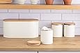 Typhoon Essentials Bread Bins, Tea, Coffee, Sugar Canister Storage Set ...