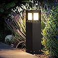 Linkmoon Solar Landscape Path Light, Stainless Steel 3W 350LM Luxury ...