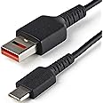Amazon.com: StarTech.com 3ft (1m) Secure Charging Cable USB-A to USB-C Data Blocker Charge-Only ...