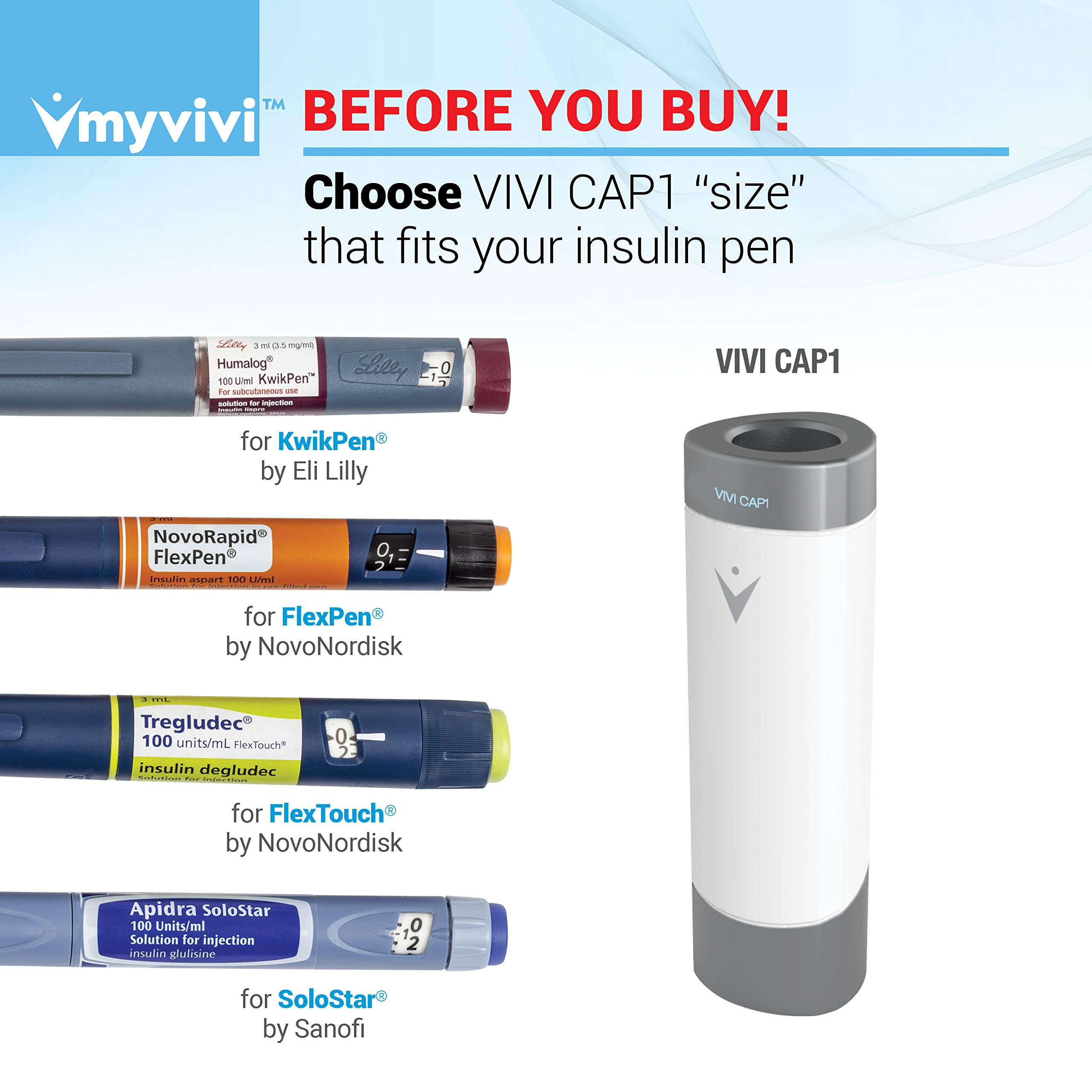Mua VIVI CAP Insulin Cooler Travel Case - Diabetes Pen Cooling Case ...