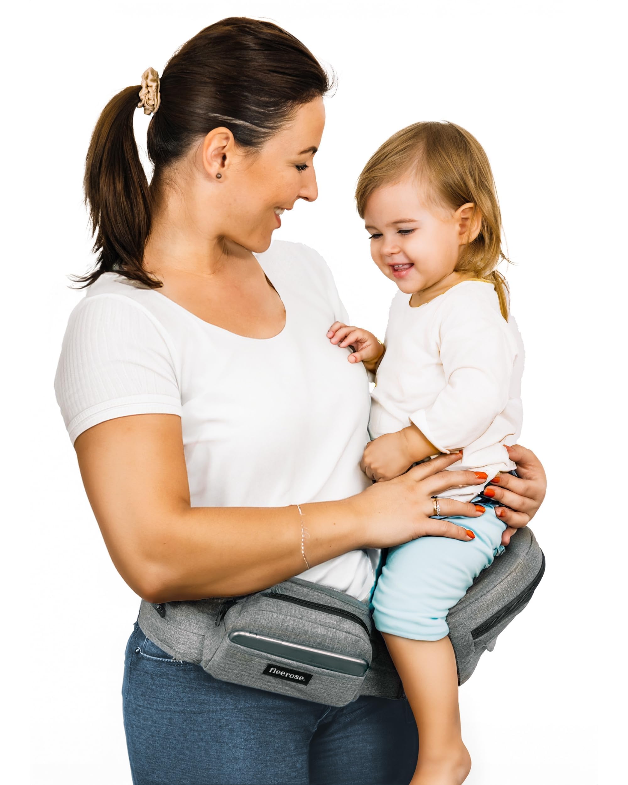 FLEEROSE - CPC-Certified Hip Seat Baby Carrier - New Ergonomic Bench ...