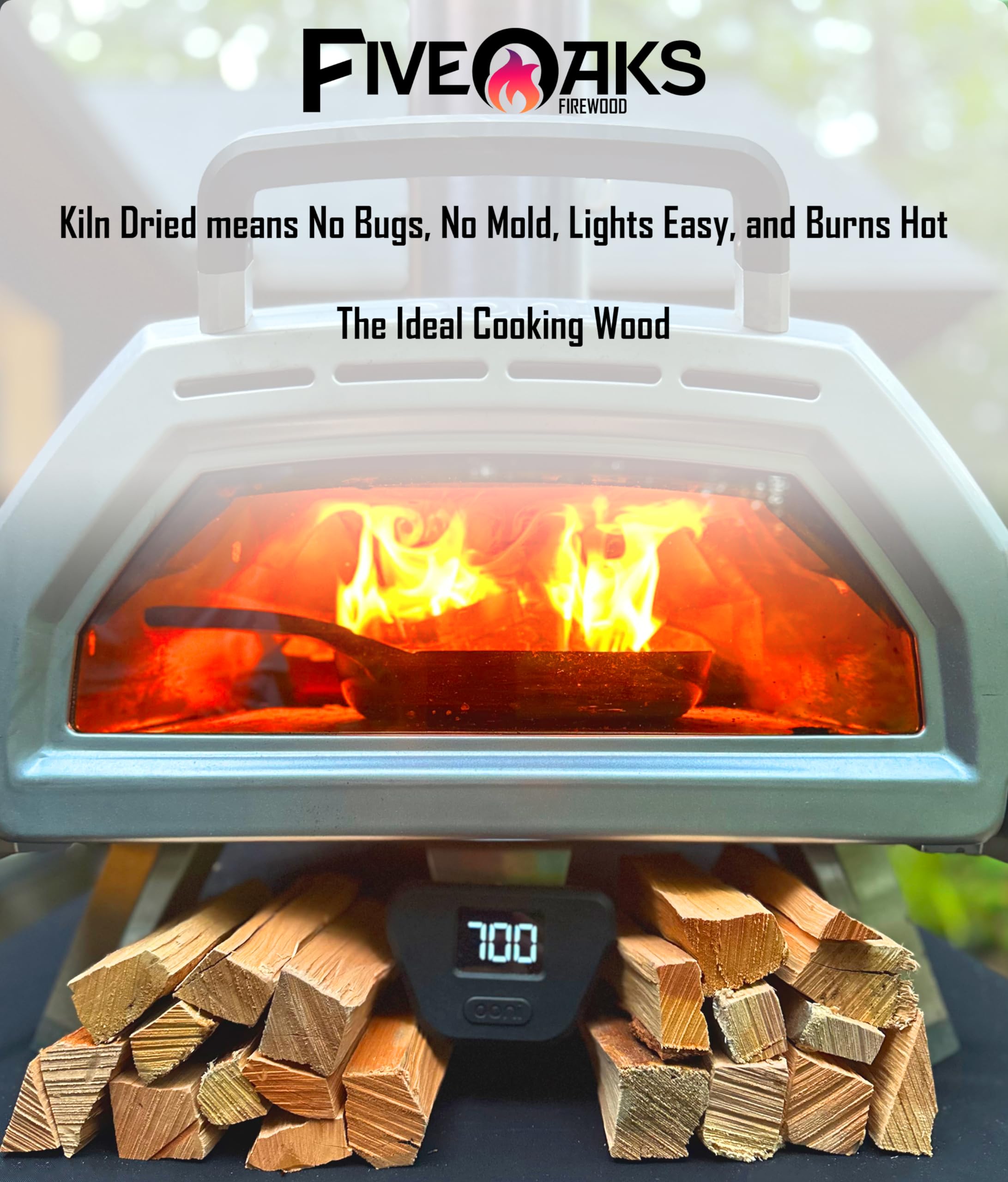 Mua FiveOaks Firewood Pizza Oven Wood for Wood Fire Pizza Oven, Mini ...