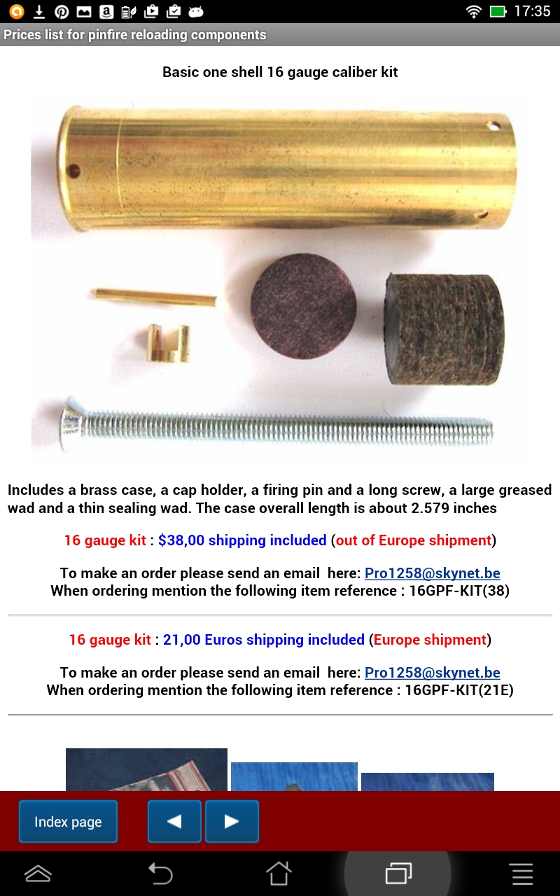 Reloading pinfire cartridges:Amazon.it:Appstore for Android