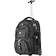 Amazon.com: Extra Large Rolling Backpack with Wheels - Water-Resistant ...