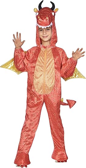 Amscan Fire Dragon Fancy Dress Costume: Amazon.co.uk: Clothing
