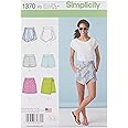 Amazon.com: Simplicity 1370 Women's Vintage Shorts, Skorts, and Skirt ...
