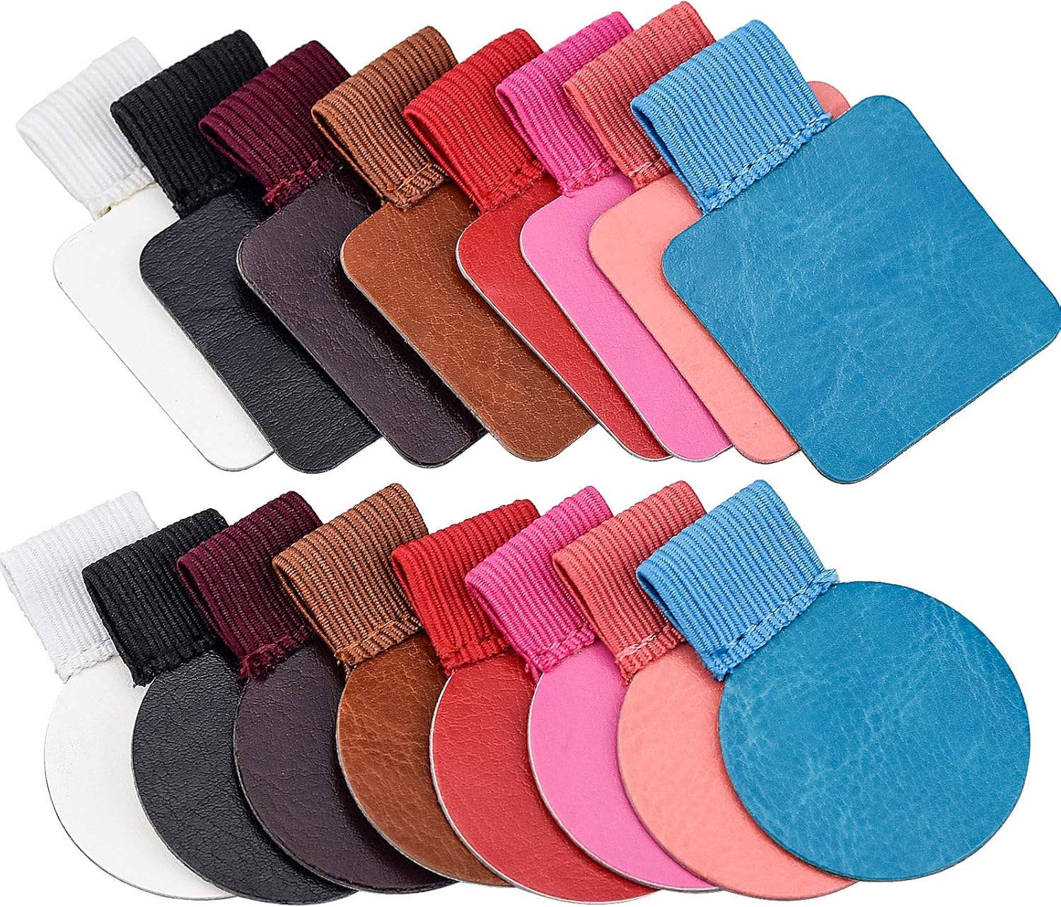 16 Pcs Pen Loop Holder Self Adhesive Pen Loop Holder 8 Colors Elastic ...