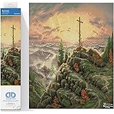 Amazon.com: DIAMOND DOTZ Thomas Kinkade The Rose Garden Diamond ...