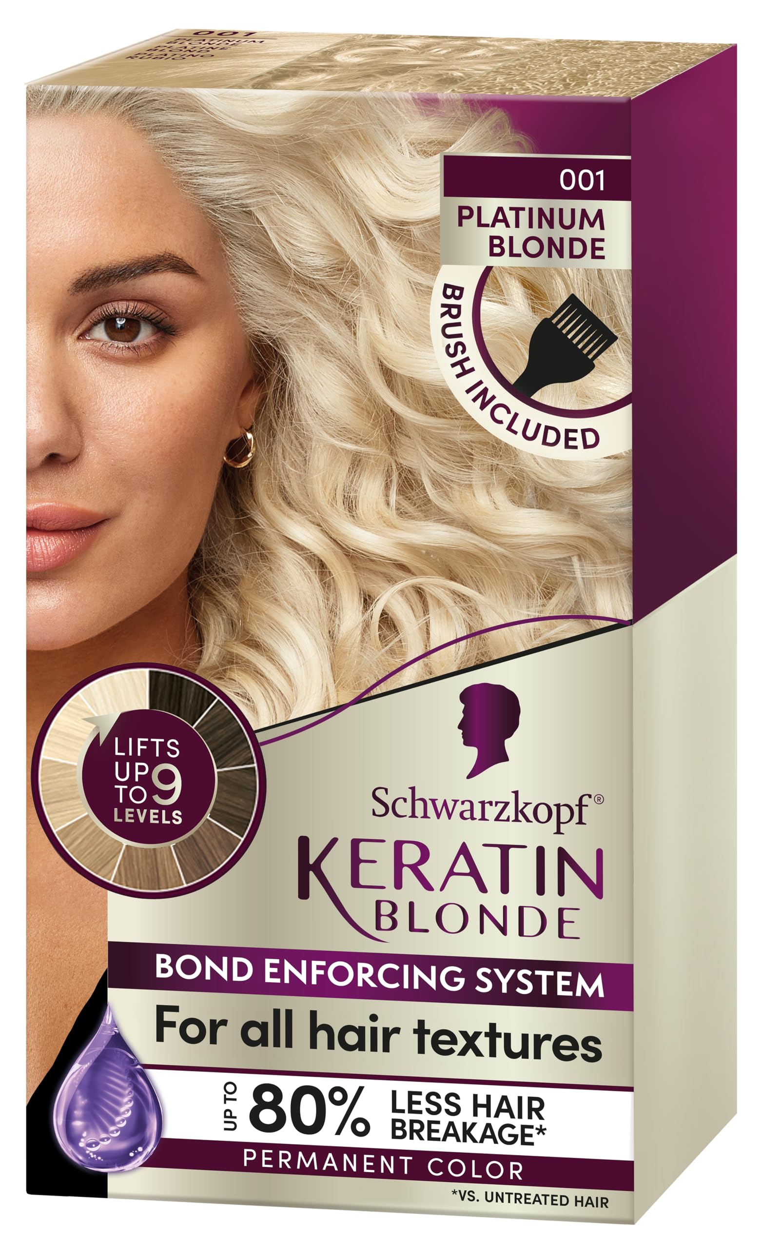 Mua Keratin Blonde, Platinum Blonde 001, Ultra Lightening Kit trên ...