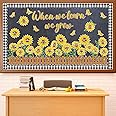 Amazon.com: Summer Sunflower Bulletin Board Classroom Decoration Set ...