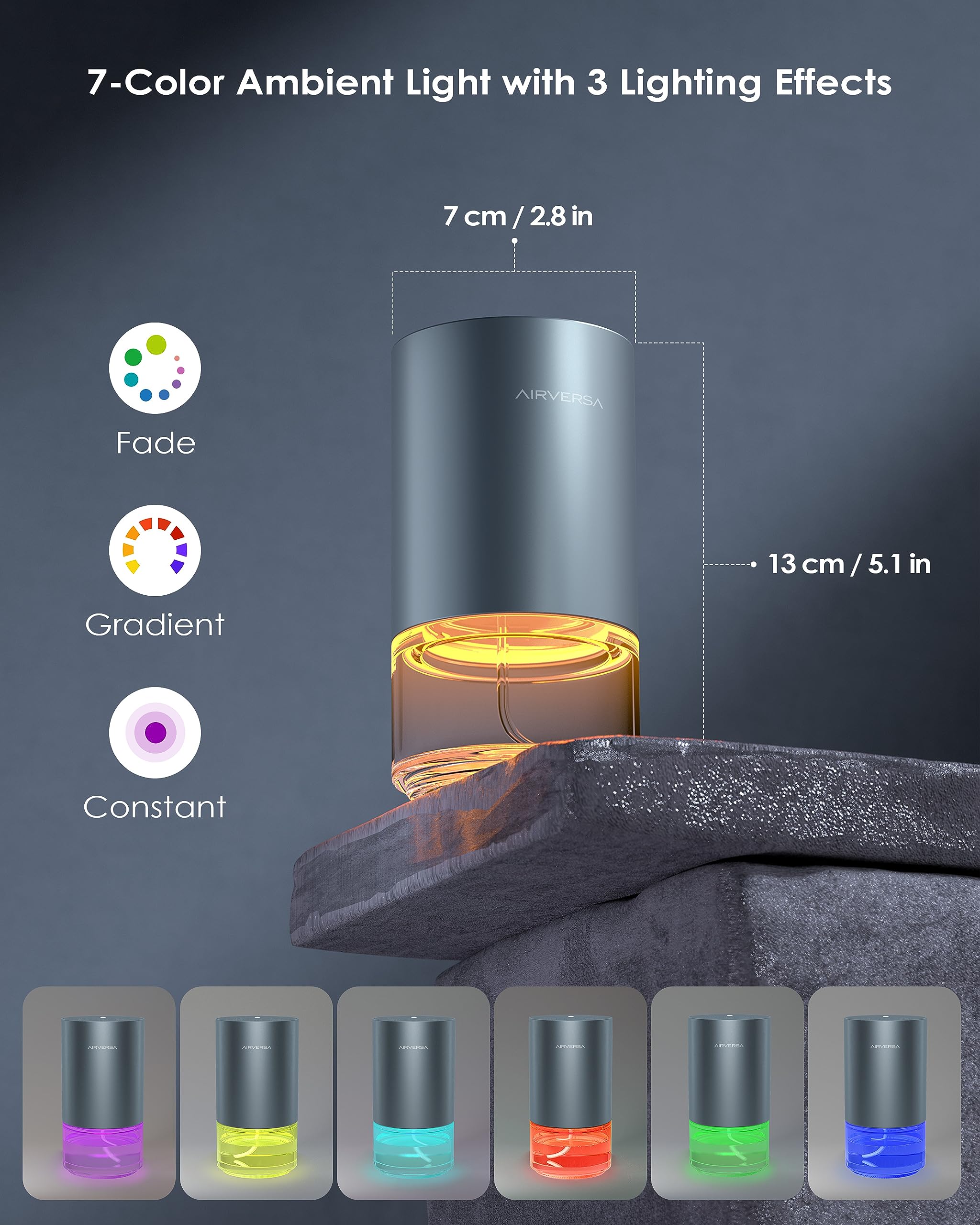 Mua Airversa Waterless Diffuser Essential Oil 𝟭𝟬𝟬𝗺𝗹 Capacity Battery ...