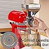 EDWODER Grain Mill Attachment for Kitchenaid Stand Mixer,12 Grind Level ...
