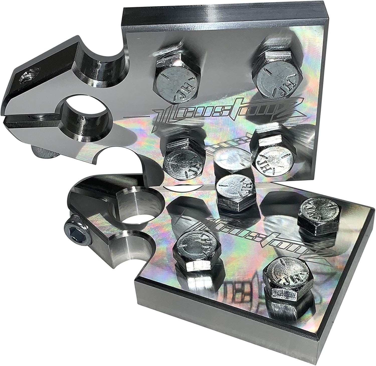 Pair 4 Spot SAE Top Post Flat Lug Style Battery Terminal Distribution ...