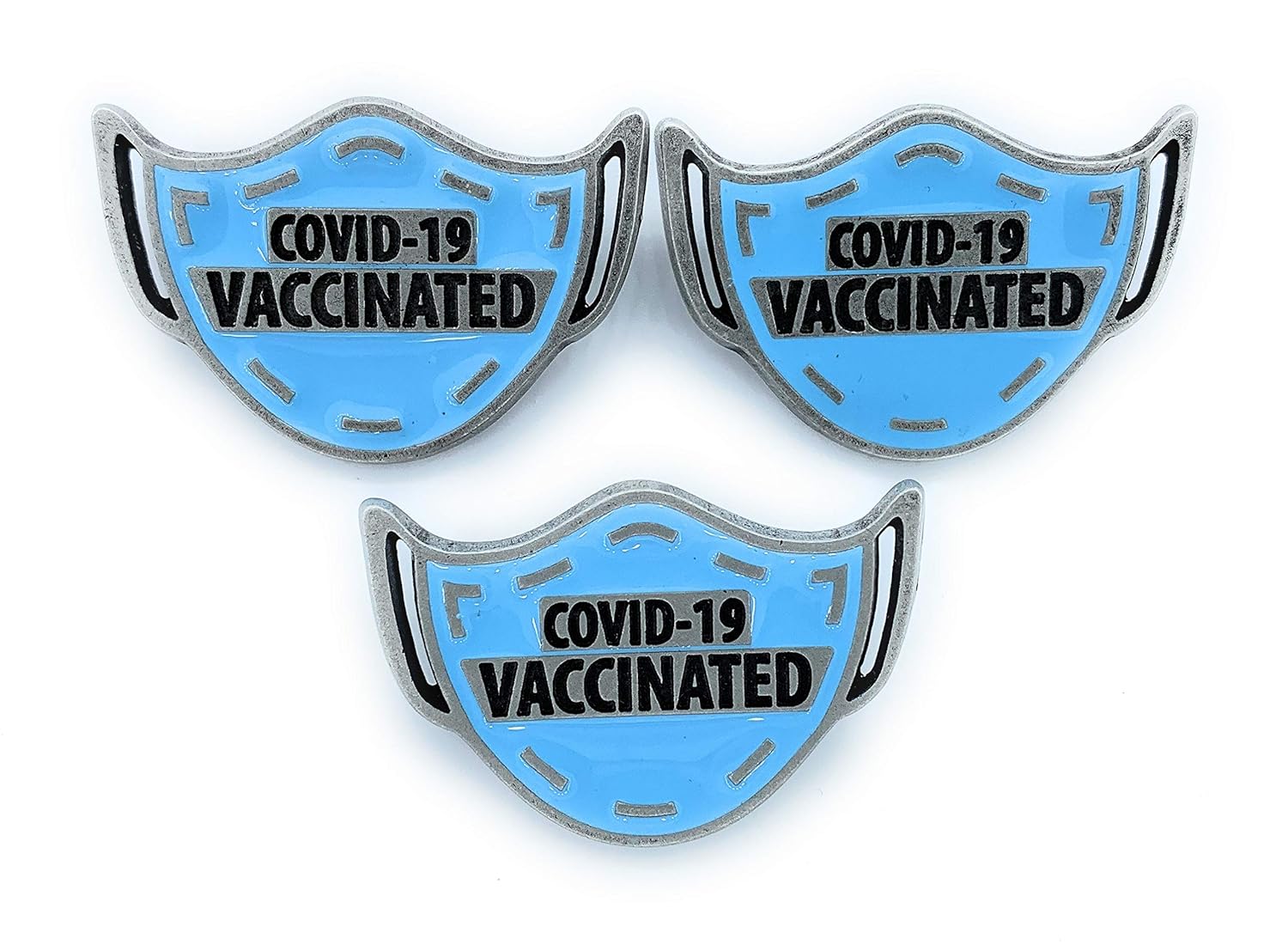 Amazon.com: 50 Count - COVID-19 Vaccine Pins - I've Been COVID ...