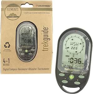 Celestron Elements TrekGuide 4-in-1 Digital Compass, Barometer ...