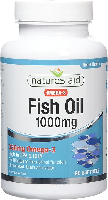 Natures Aid Fish Oil Capsules 1000mg Pack of 90: Amazon.co.uk: Health ...