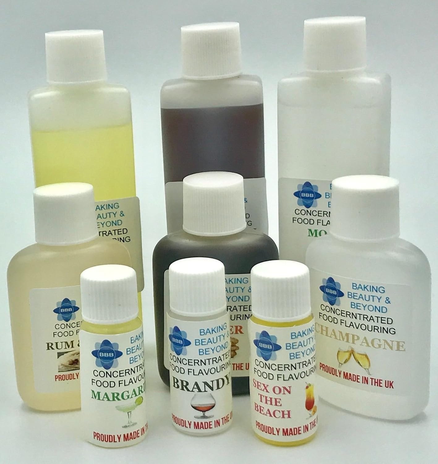 10ml Professional Quality UK Concentrated Food Flavouring Flavour ...