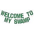 Amazon.com: Welcome to My Swamp Banner Funny Birthday Bachelorette ...