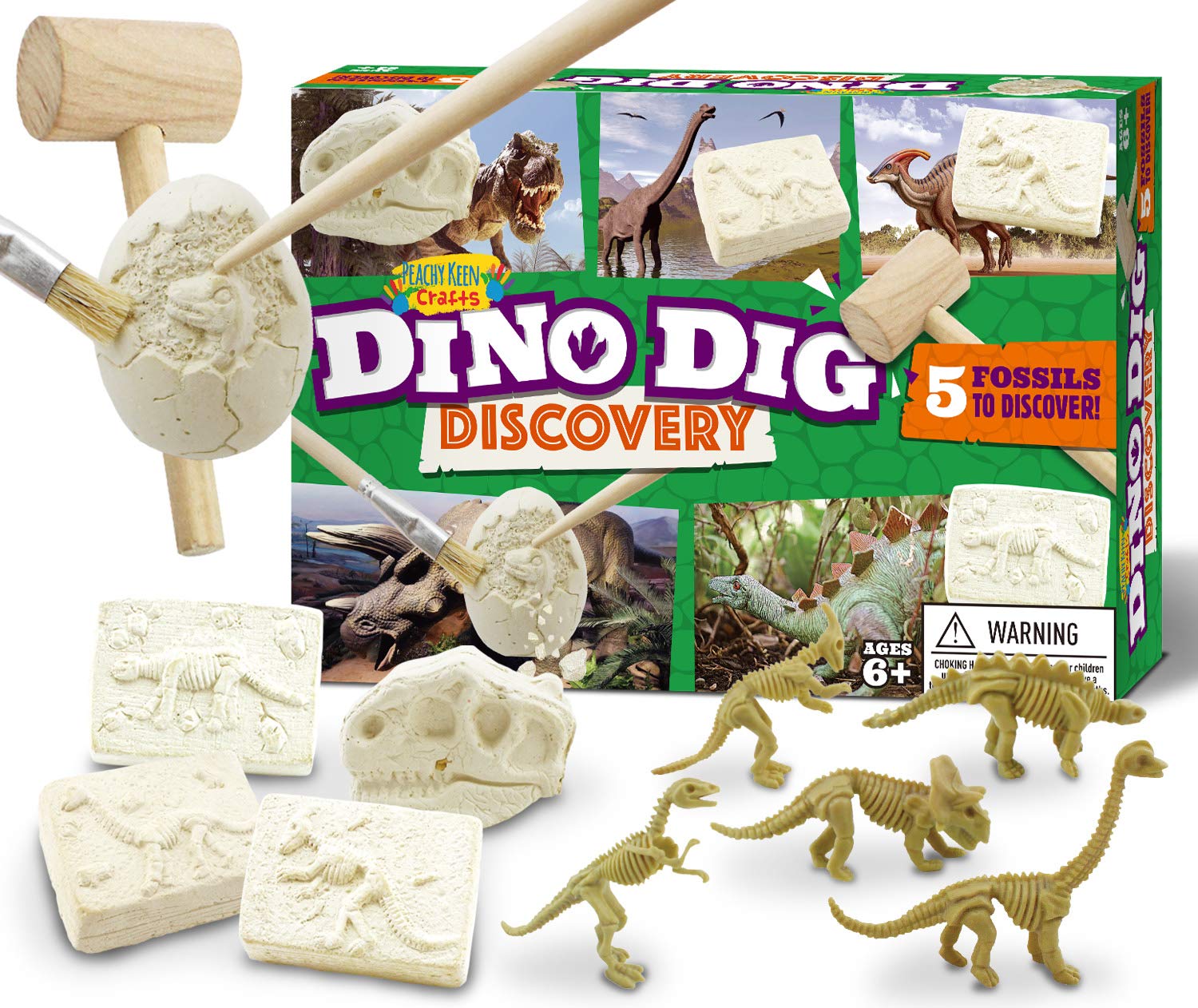 Mua Dino Dig Kit - Dino Fossil Dig Kit with 5 Unique Dinosaurs to ...