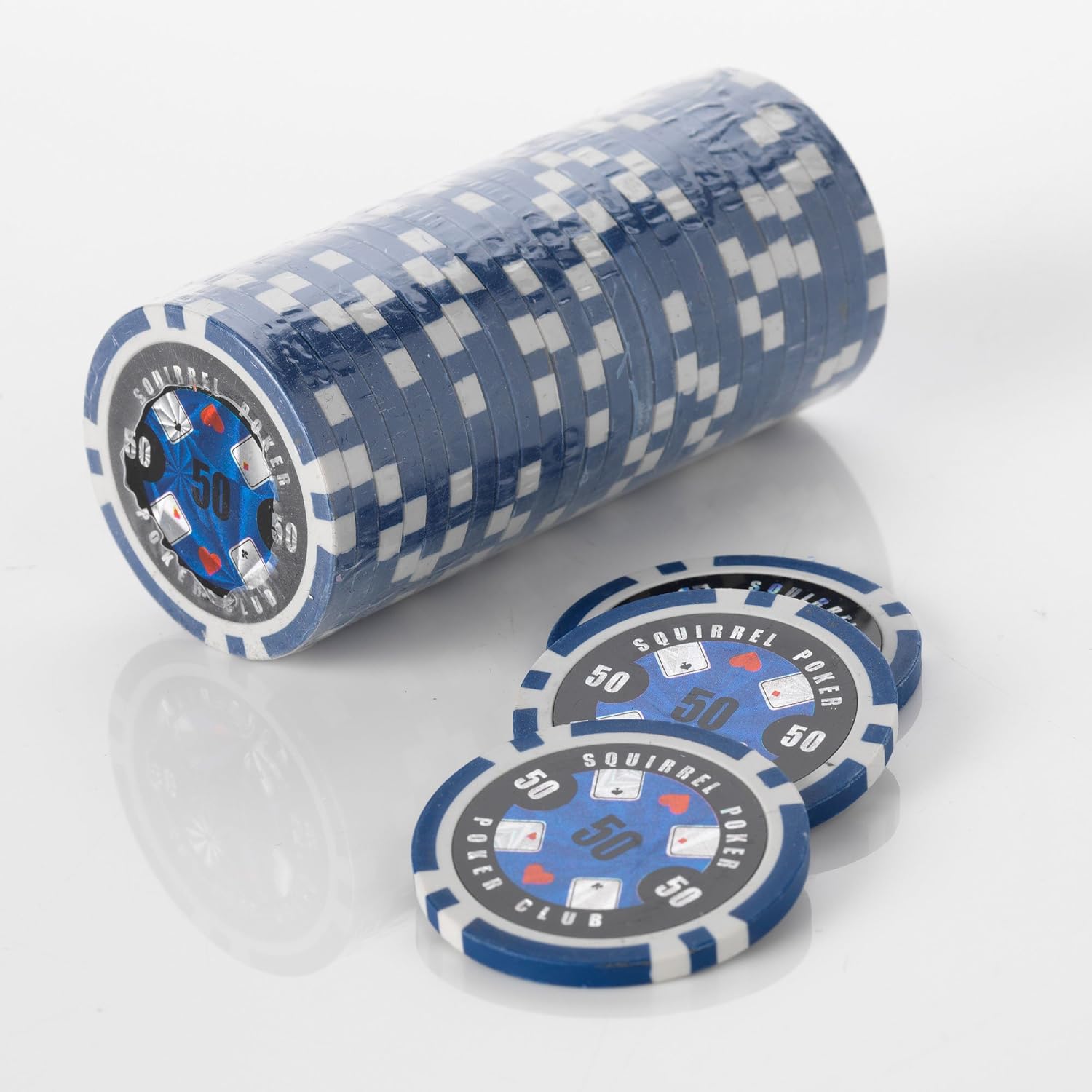 15G Poker Chips - Design - Squirrel Poker Poker Club 15G Poker Chips ...