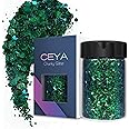 Amazon.com: Ceya Chunky Glitter, 4.9oz/ 140g Emerald Green Craft ...