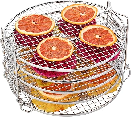 LINGSFIRE Dehydrate Stand, Stackable Dehydrator Rack with Five Layers ...