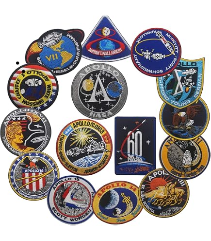 1969 Nasa Patches