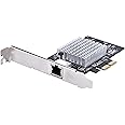 Amazon.com: StarTech.com 1-Port 10Gbps PCIe Network Adapter Card, Network Card for PC/Server ...