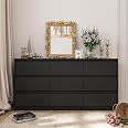 Amazon.com: Hitow 9 Drawer Dresser for Bedroom with Deep Drawers, Large ...