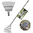 Amazon.com : WORKPRO Rake, Small Rake for Leaves with 72” Adjustable ...