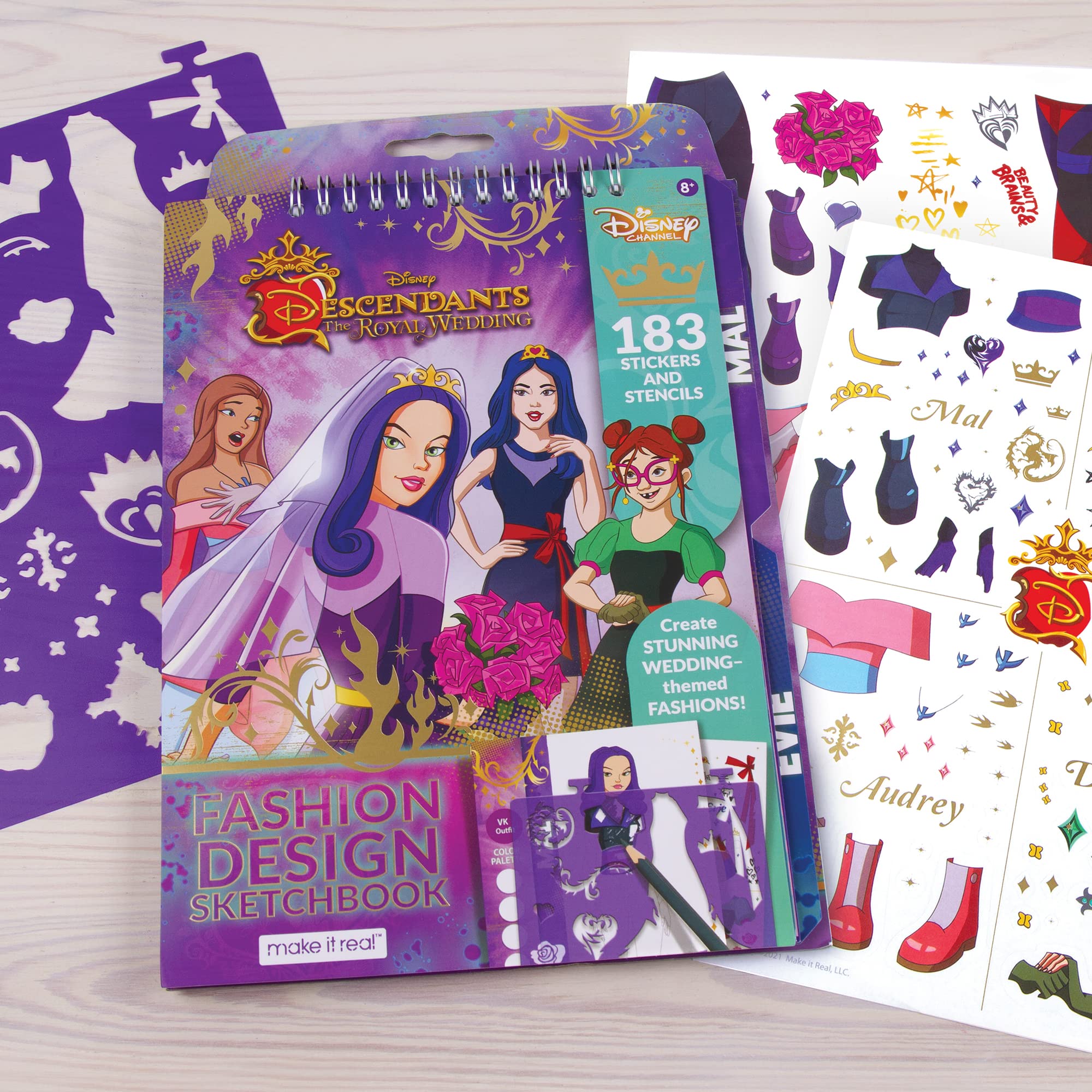 Mua Disney Descendants Royal Wedding Fashion Design Sketchbook for ...