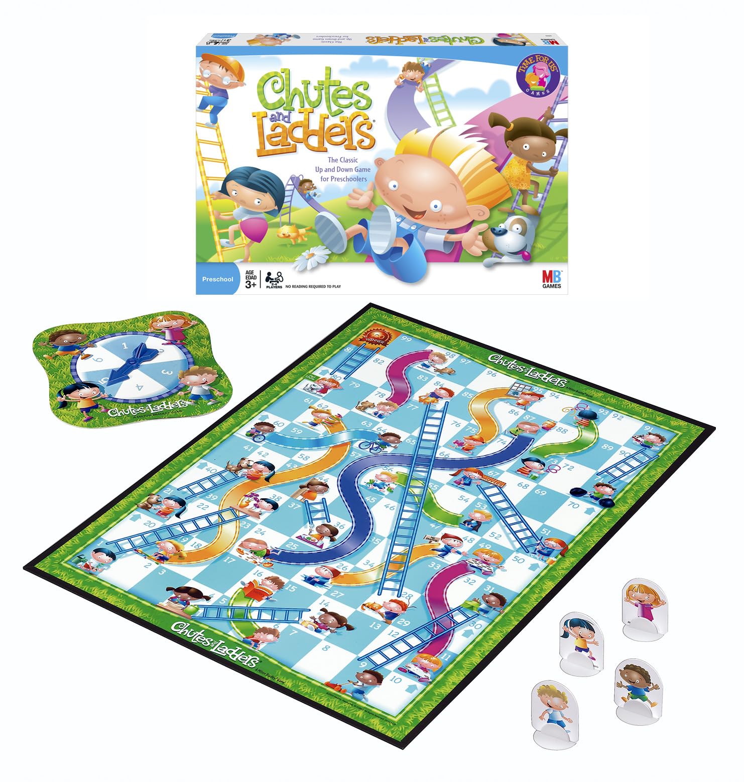 Mua Hasbro Gaming Chutes and Ladders Board Game | 2 to 4 Players | Back ...